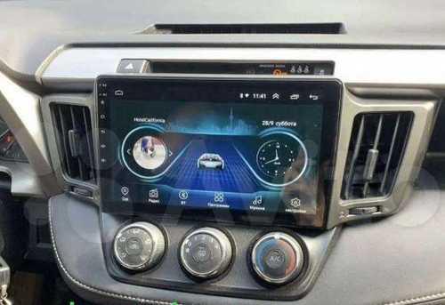 Toyota RAV4 новая магнитола Android мощная