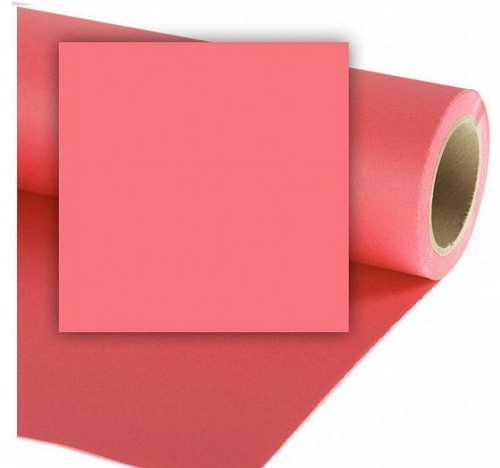 Фон бумажный Colorama LL CO546 1,35*11м coral pink