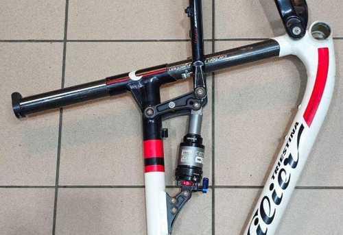 Рама подвес XL Wilier (Italy) алю/карбон, RockShox