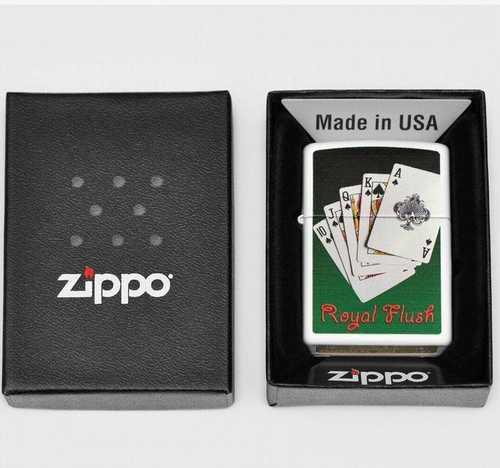 Зажигалка Zippo 28038 Royal Flush Оригинал Новая