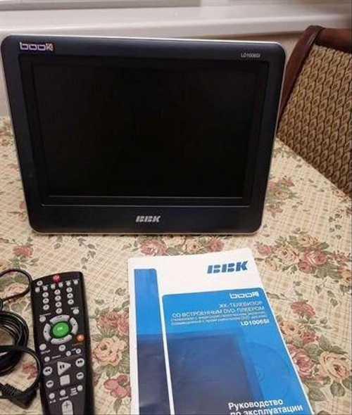 Телевизор ЖК BBK со встроенным DVD плеером