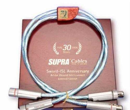 Межблочный кабель Supra Sword-ixlr Юбилейный 0.8 м