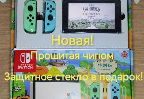 Nintendo Switch v2 Новая (Прошитая) +microSD 128gb