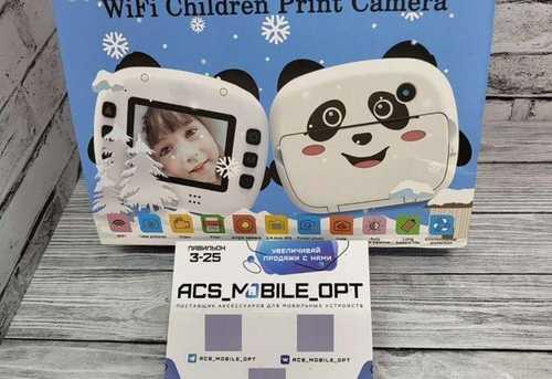 Детский фотоаппарат с печатью Панда оптом
