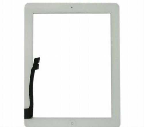 Тачскрин iPad 3,4 с кнопкой Home (черный,белый)