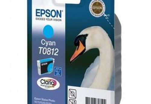 Картридж Epson T0812 Cyan голубой C13T11124A10