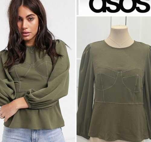 Новая блузка с бюстье ASOS M