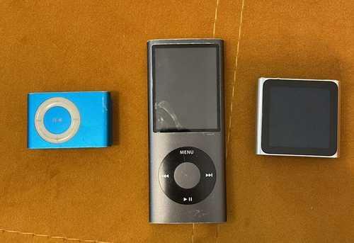 iPod shuffle 2, iPod nano 4, iPod nano 6