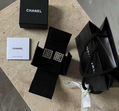 Серьги chanel оригинал