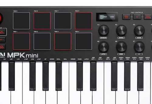 Akai MPK Mini MK3 миди клавиатура