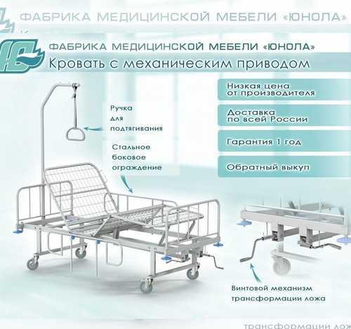 Медицинская кровать для лежачих больных