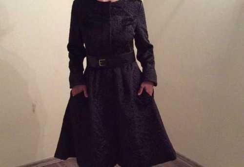 Пальто Dior под каракуль,чёрное, 40-44размер