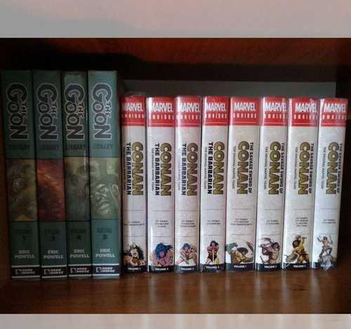 Американские комиксы Conan (Omnibus) и The Goon