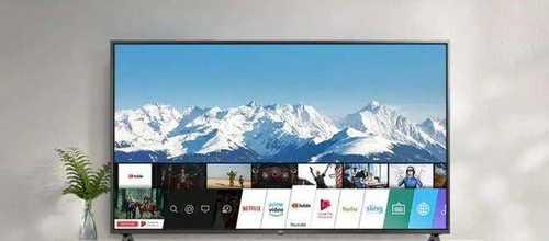 Огромный новый LG 4K 55' 140см Smart TV 2022