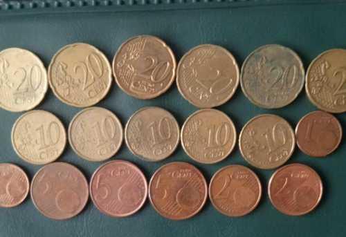 Монеты Евросоюза евроценты