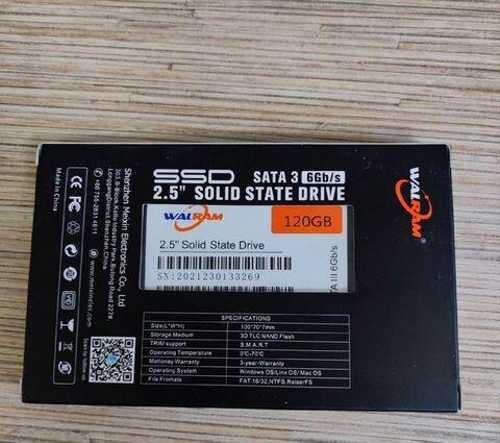 Диск SSD 2.5" 120GB WalRam (296960)