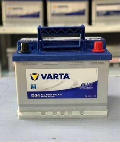Аккумулятор Varta 60ач blue dynamic D24