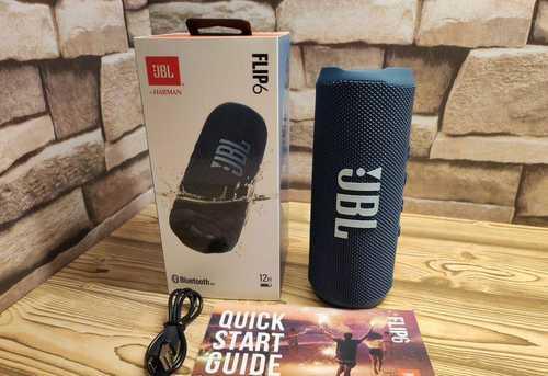 Портативная блютуз колонка JBL Flip 6 Blue Новая