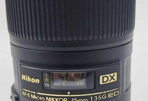Nikon 85mm micro 3.5g Ed dx