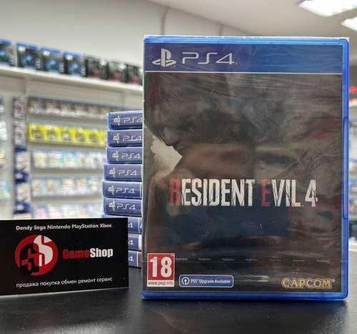 Диск Resident Evil 4 PS4