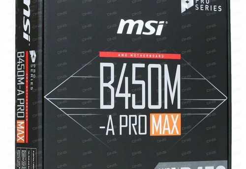 MSI B450M-A PRO MAX (AM4)