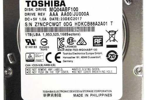 HDD 1Tb Toshiba (MQ04ABF100)