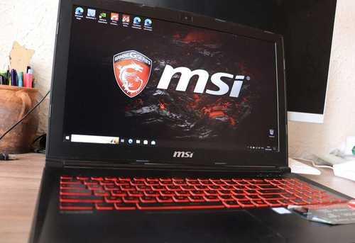 15.6" MSI GL62M 7RDX, Core i7-7700HQ, 16 RAM