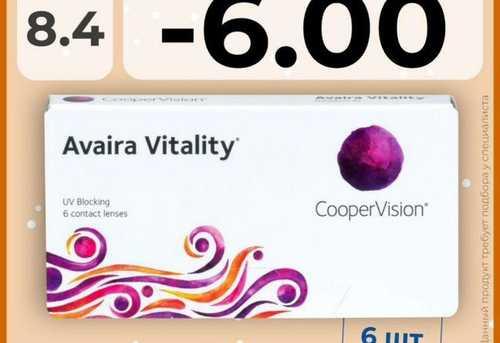 Контактные линзы CooperVision -6.00 двухнедельные