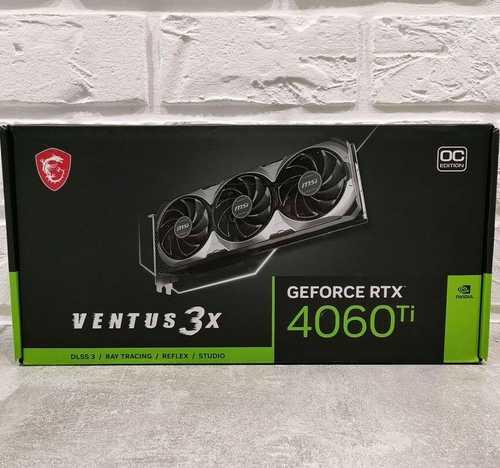 Видеокарта msi geforce rtx 4060 ti ventus 3x e OC