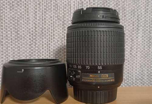 Объектив Nikon 55-200mm f/4-5.6G