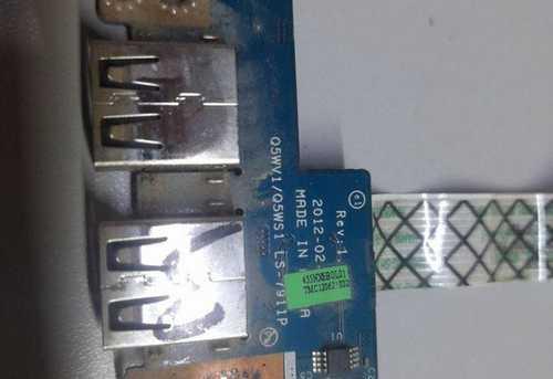 Плата USB Acer E1-531 PB tv11hc