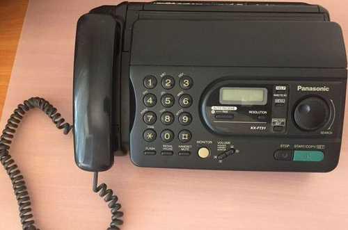 Телефон Факс Panasonic KX-FT31