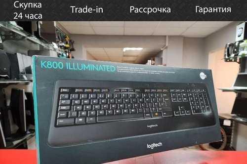 Беспроводная клавиатура с подсветкой Logitech K800
