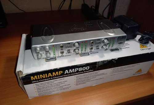 Behringer miniamp amp800 предусилитель для ушей