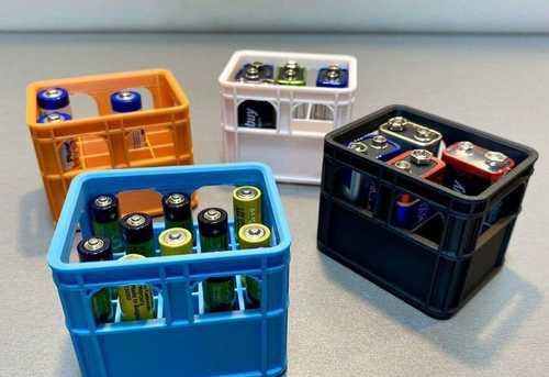 Органайзер коробка для батареек и аккумуляторов