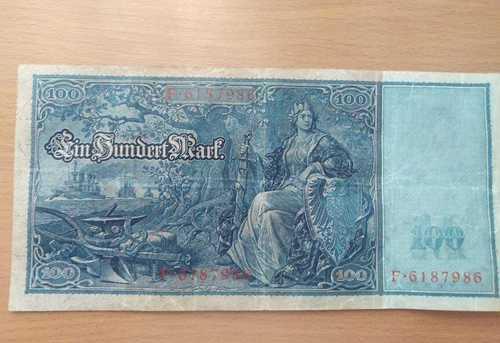 Банкноты Германия 1910г - 1923г Набор 5 купюр