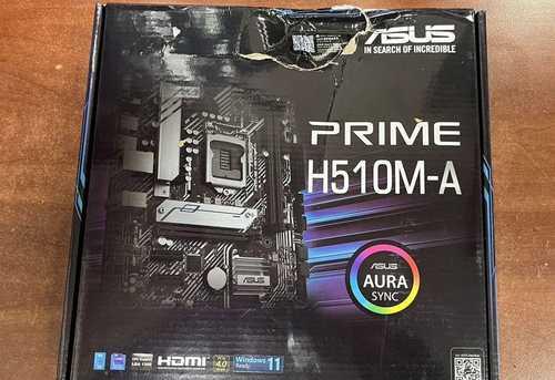 Материнская плата Asus Prime H510M-A новая