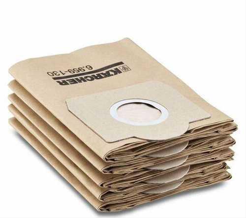 Бумажные мешки для пылесоса Karcher WD3