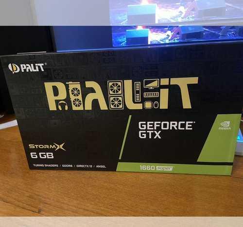 Видеокарта Palit GeForce gtx 1660 super stormx