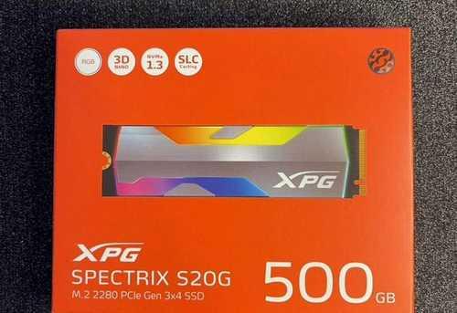 Новый SSD A-Data Spectrix S20G 500 Gb на гарантии