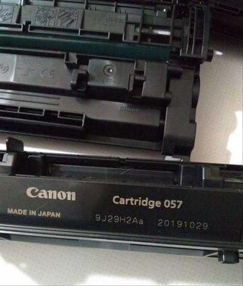 Canon 057 первоходы с чипами