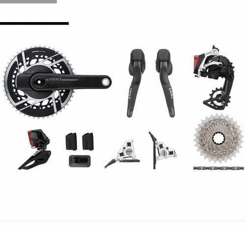 Групсет Sram Red E1 AXS Aero 24 2x12ск 35-48 37-50