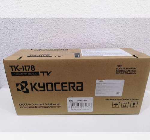 Новый картридж kyocera TK-1178