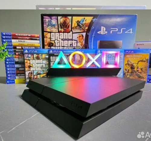 Sony playstation 4 + 50 игр / Гарантия