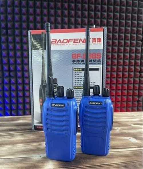 Комплект Baofeng BF-888S пара синие (2шт)