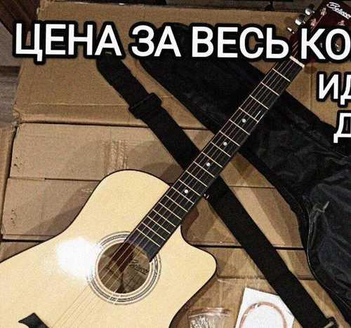 Гитара, комплект с аксессуарами (Арт.75379)