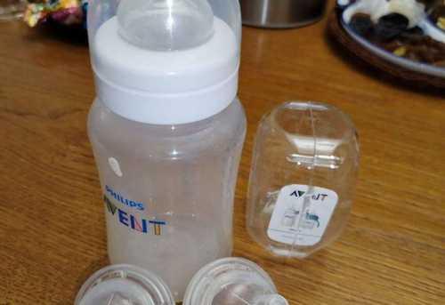 Бутылочка Avent 330 с разными сосками