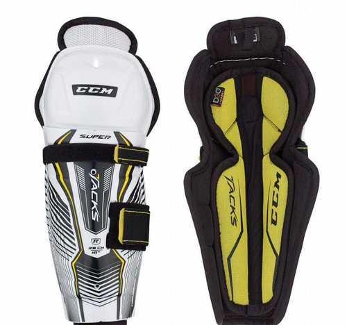 Щитки хоккейные CCM SuperTacks YTH детские"8"9