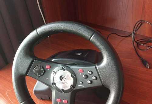 Игровой руль Logitech vibration Feedback Wheel