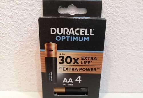 Батарейки Duracell Optimum AA по 4 шт